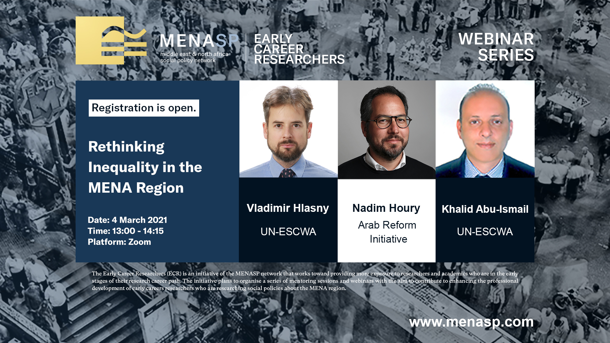 ECR Webinar: Rethinking Inequality in the MENA Region - MENASP Network