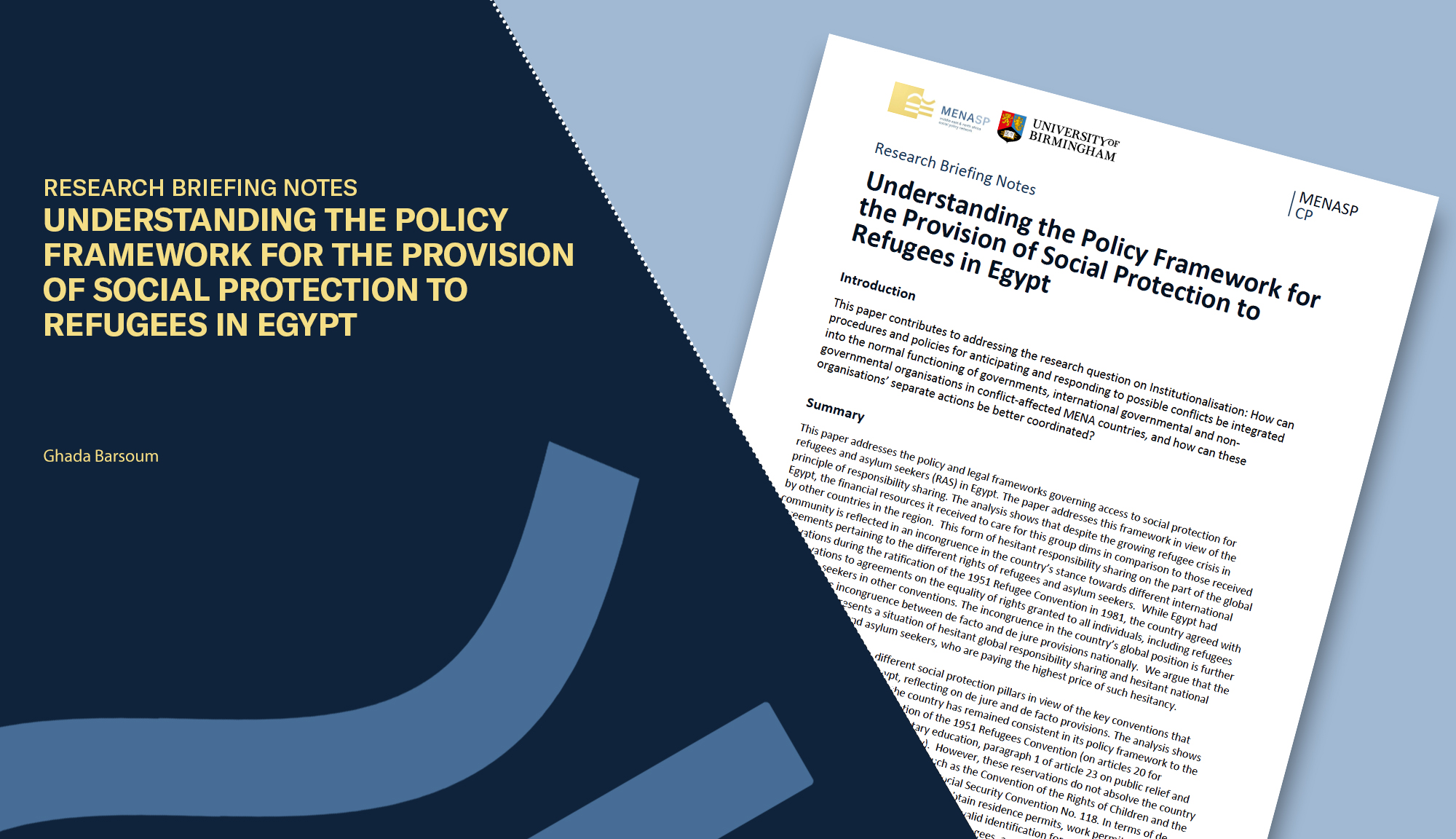 Understanding the Policy Framework for the Provision of Social ...